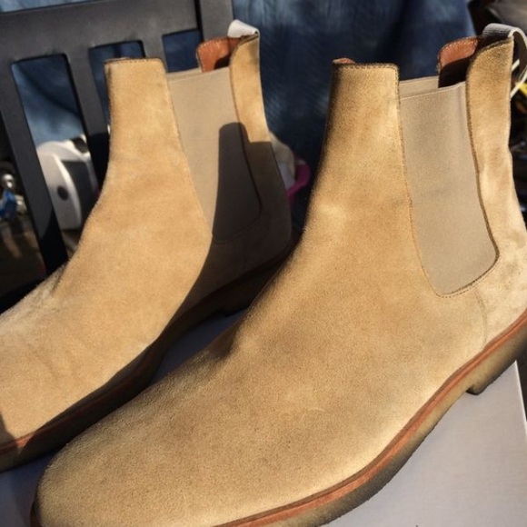 Common Projects | Shoes | Common Projects Chelsea Boot Tan Suede | Poshmark